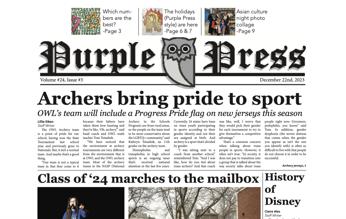 Purple Press - Issue 3 (Dec. 22) | News Details