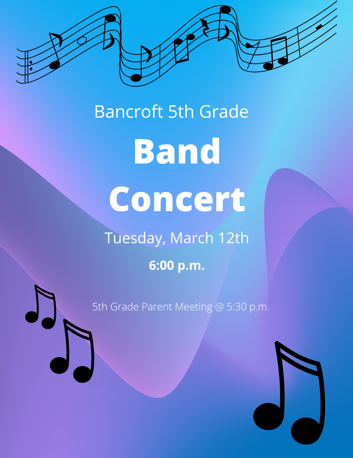 5th Grade Band concert | News Details