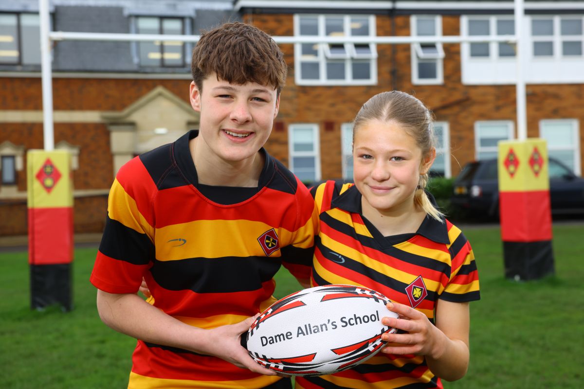 Pride as brother and sister pair head to world's largest school rugby ...