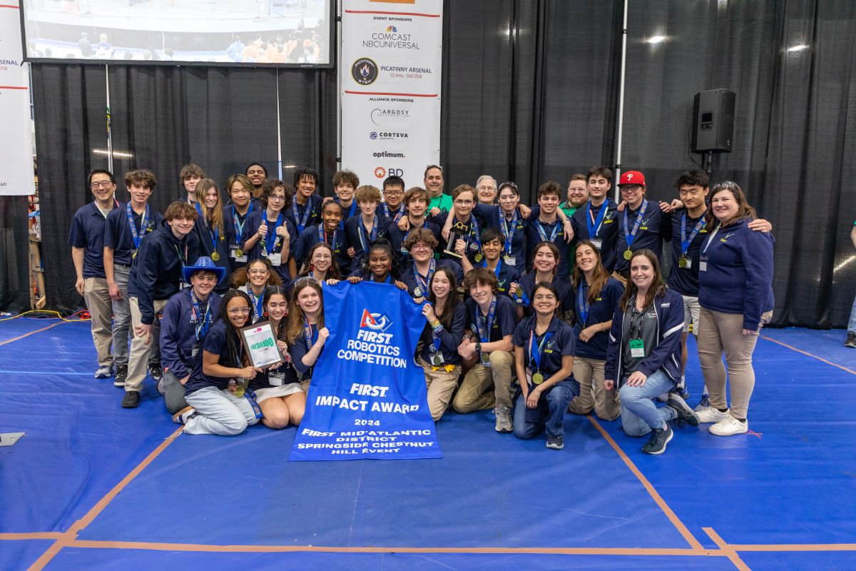 Team 1218 Wins FIRST Award at District Competition on Campus | News ...