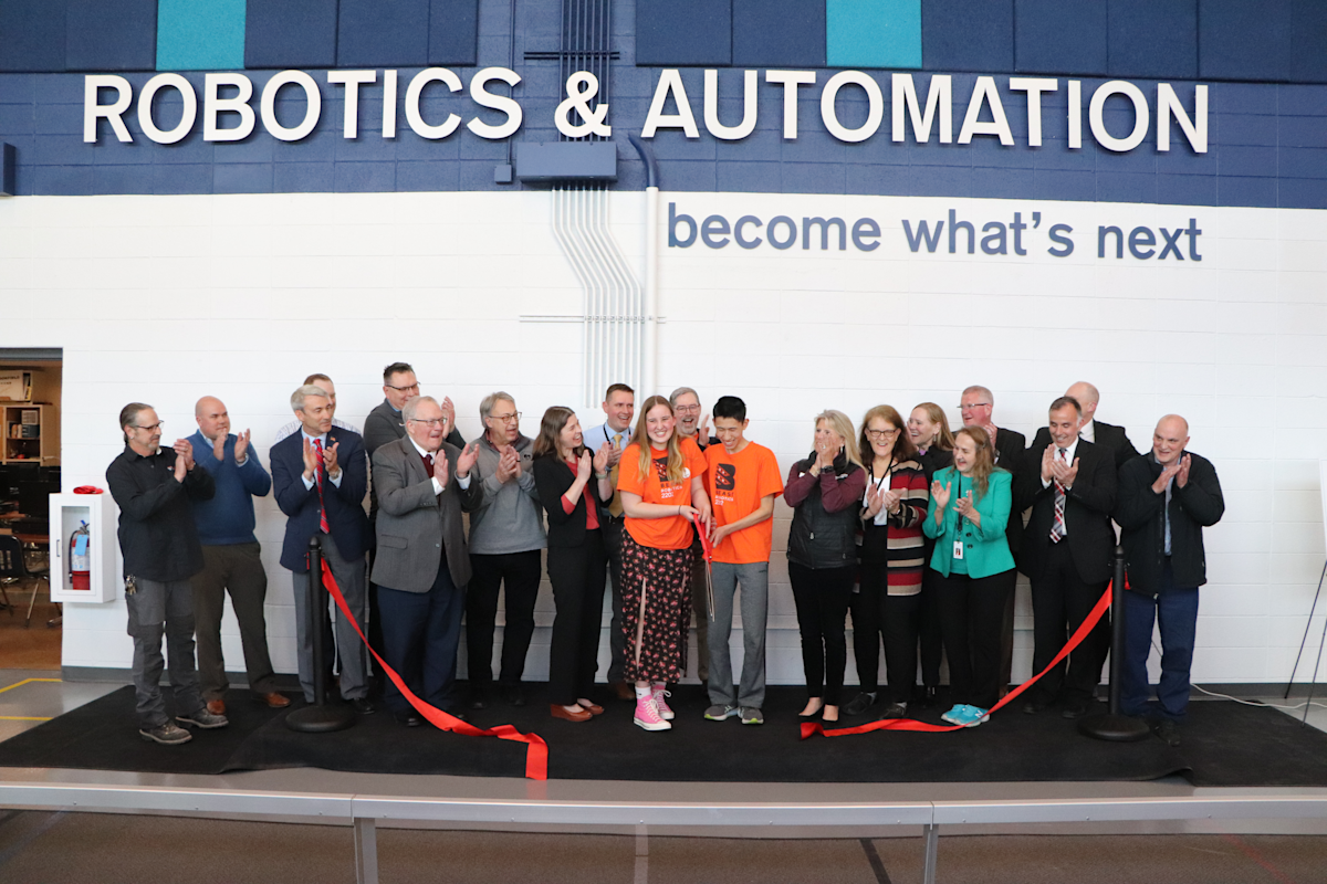Elmbrook Robotics & Automation Space Holds Grand Opening Ribbon-Cutting ...