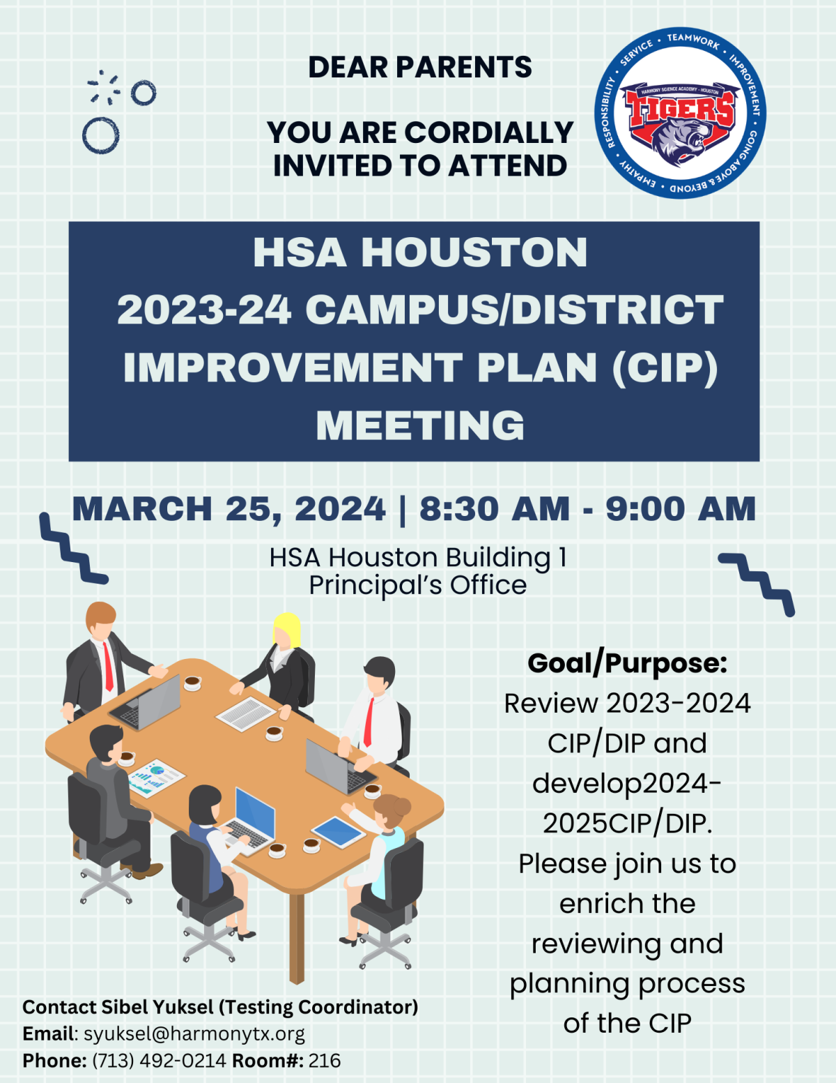 HSA Houston 2023-24 Campus/District Improvement Plan (CIP) Meeting ...