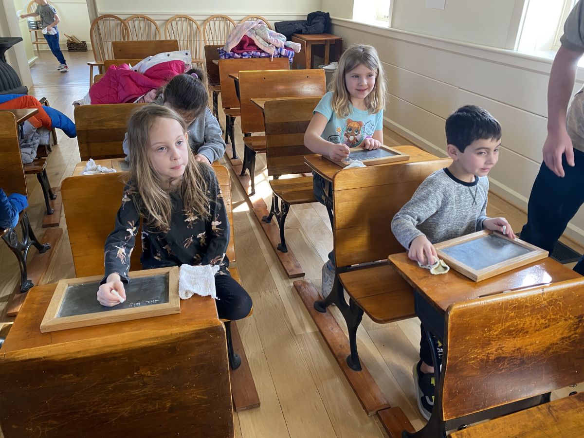 First Graders Visit Wing Lake Schoolhouse | News Posts page
