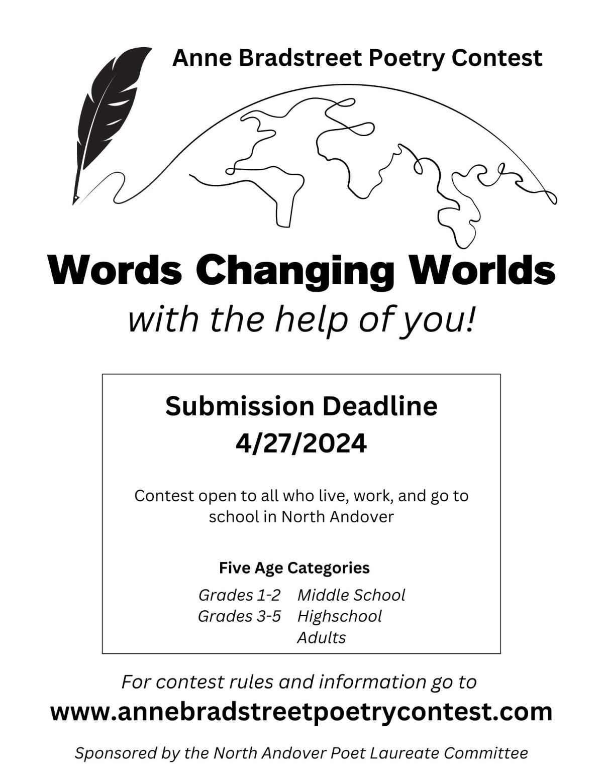 Anne Bradstreet Poetry Contest | Details