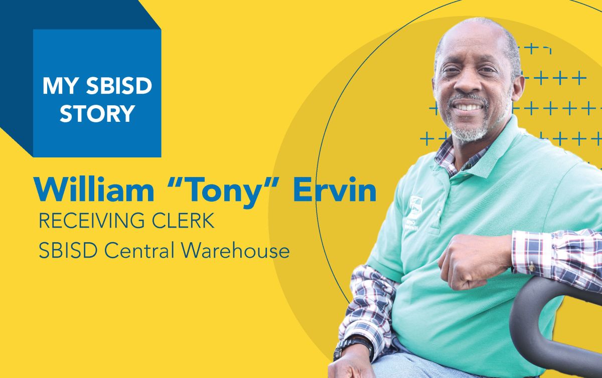 My SBISD Story: William "Tony" Ervin | Featured News