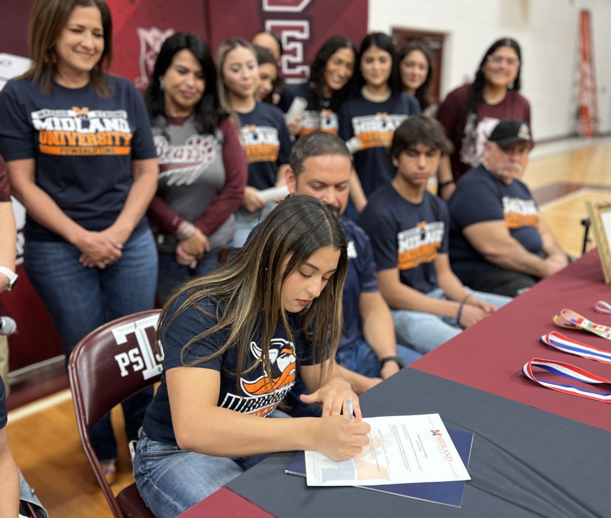 PSJA Early College HS Lady Bear Powerlifter signs to Midland University ...