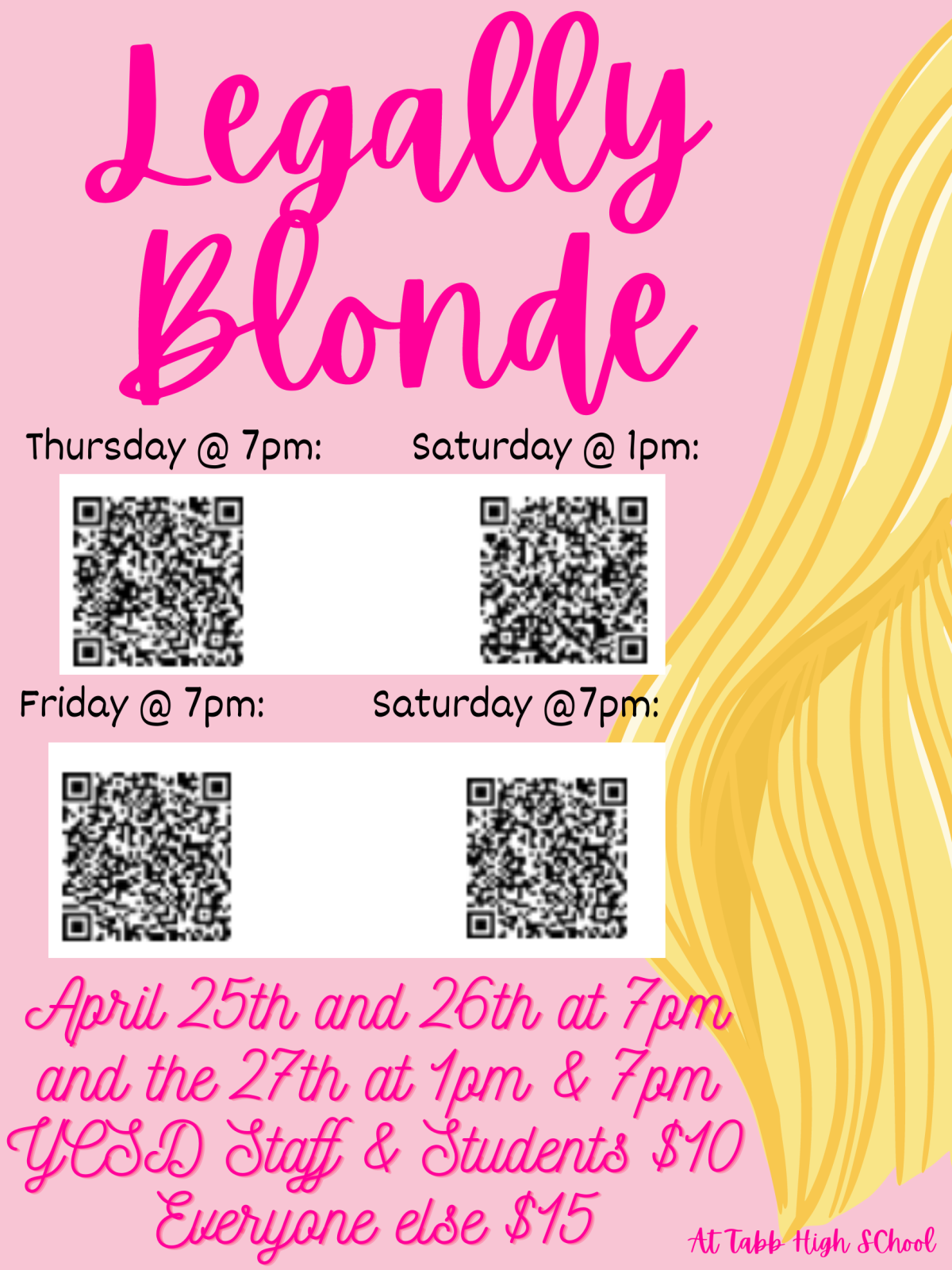 THS Musical Legally Blonde: Tickets Now Available | Post Details