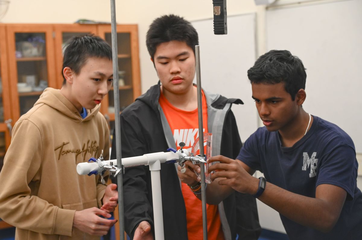 AP Physics Class Uses Experimental Approaches to Determine Moment of ...