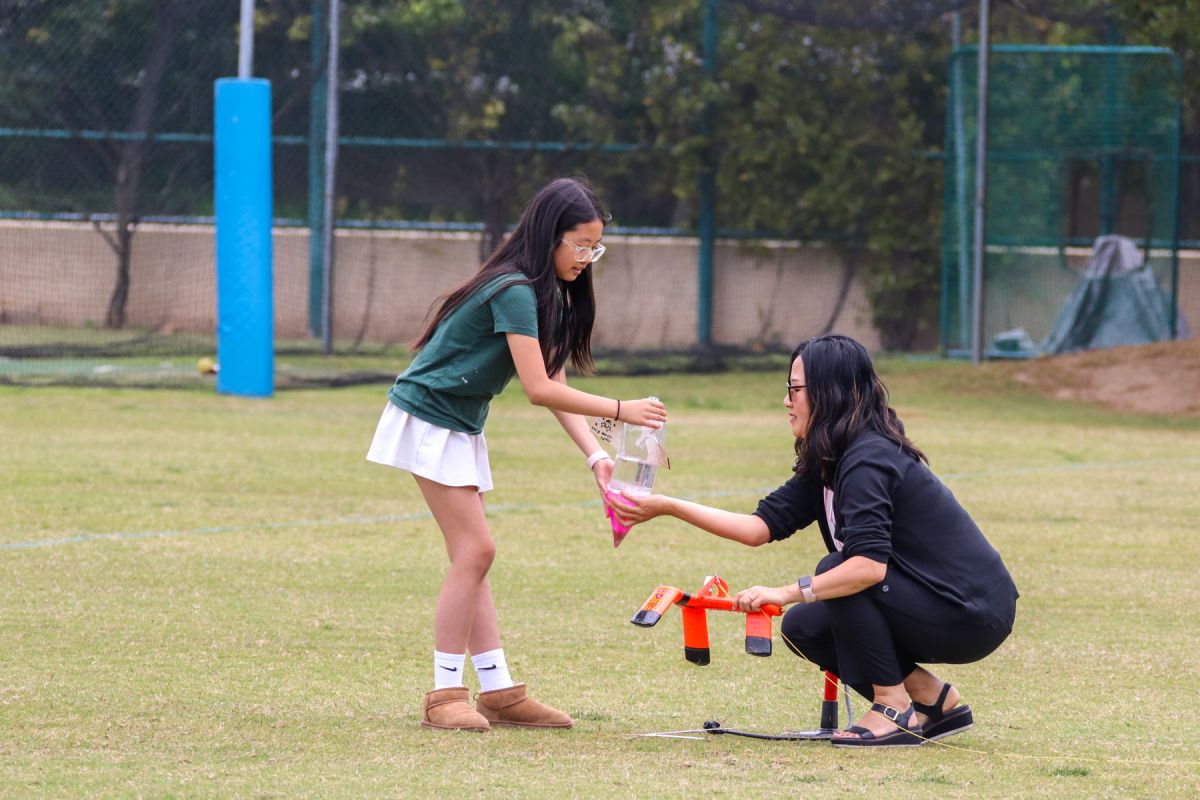 Sky's the Limit! 5th Graders Launch Bottle Rockets | News Post
