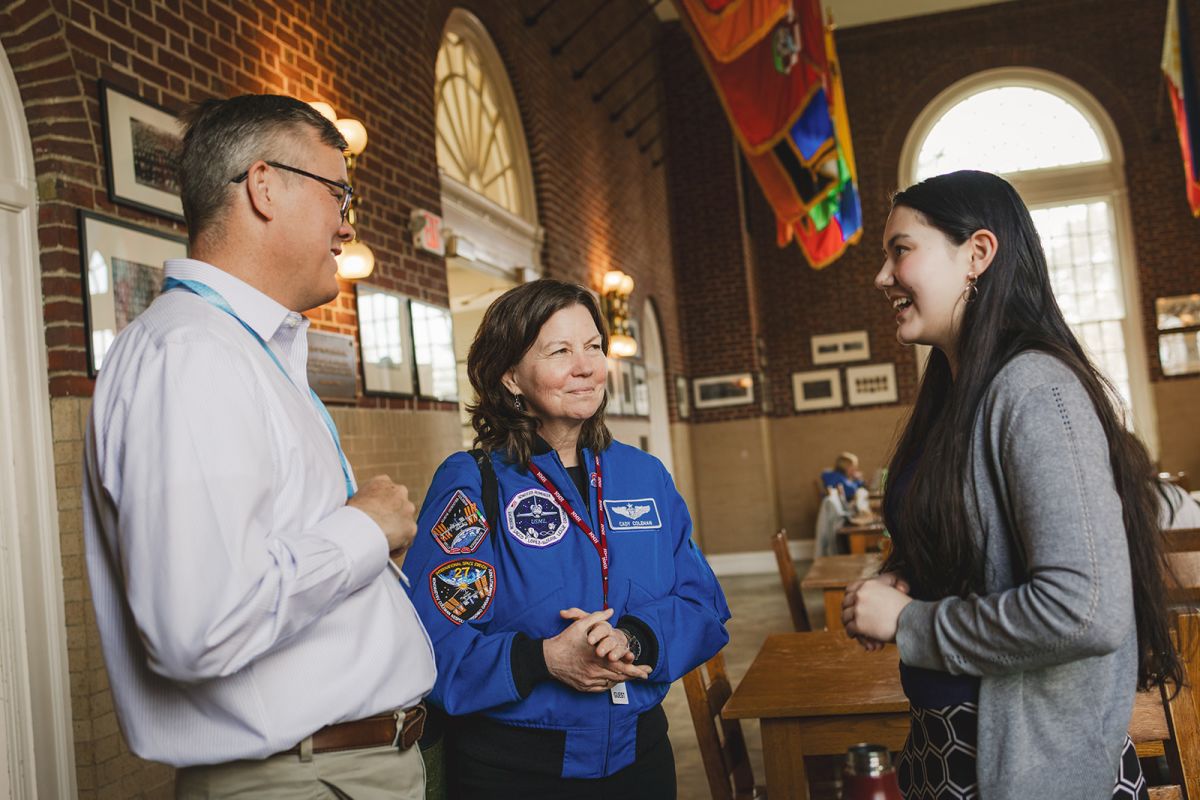 Coleman Visits Campus Ahead of Commencement | News Story