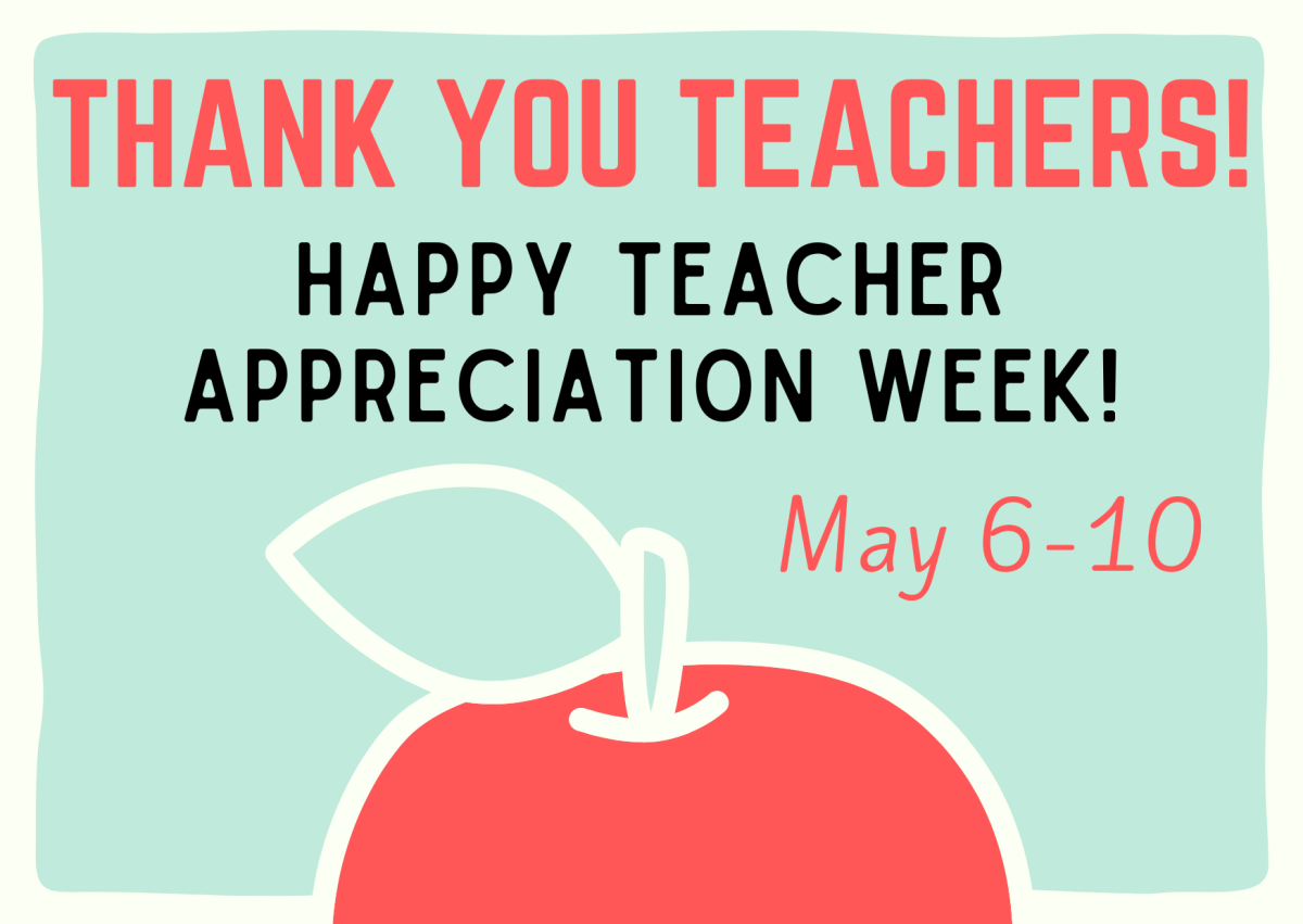 Happy Teacher Appreciation Week May 6-10 | Details