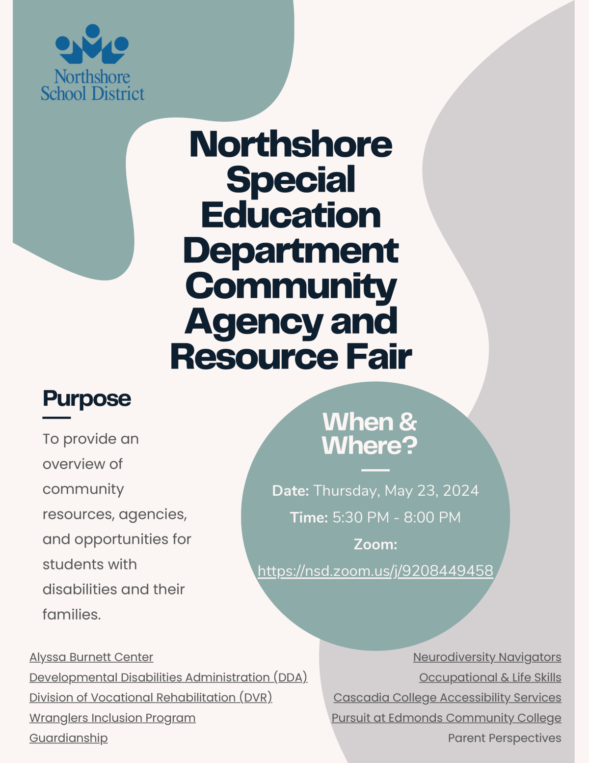 Special Education Department's Community Agencies and Resources event on May 23 | News Post ...