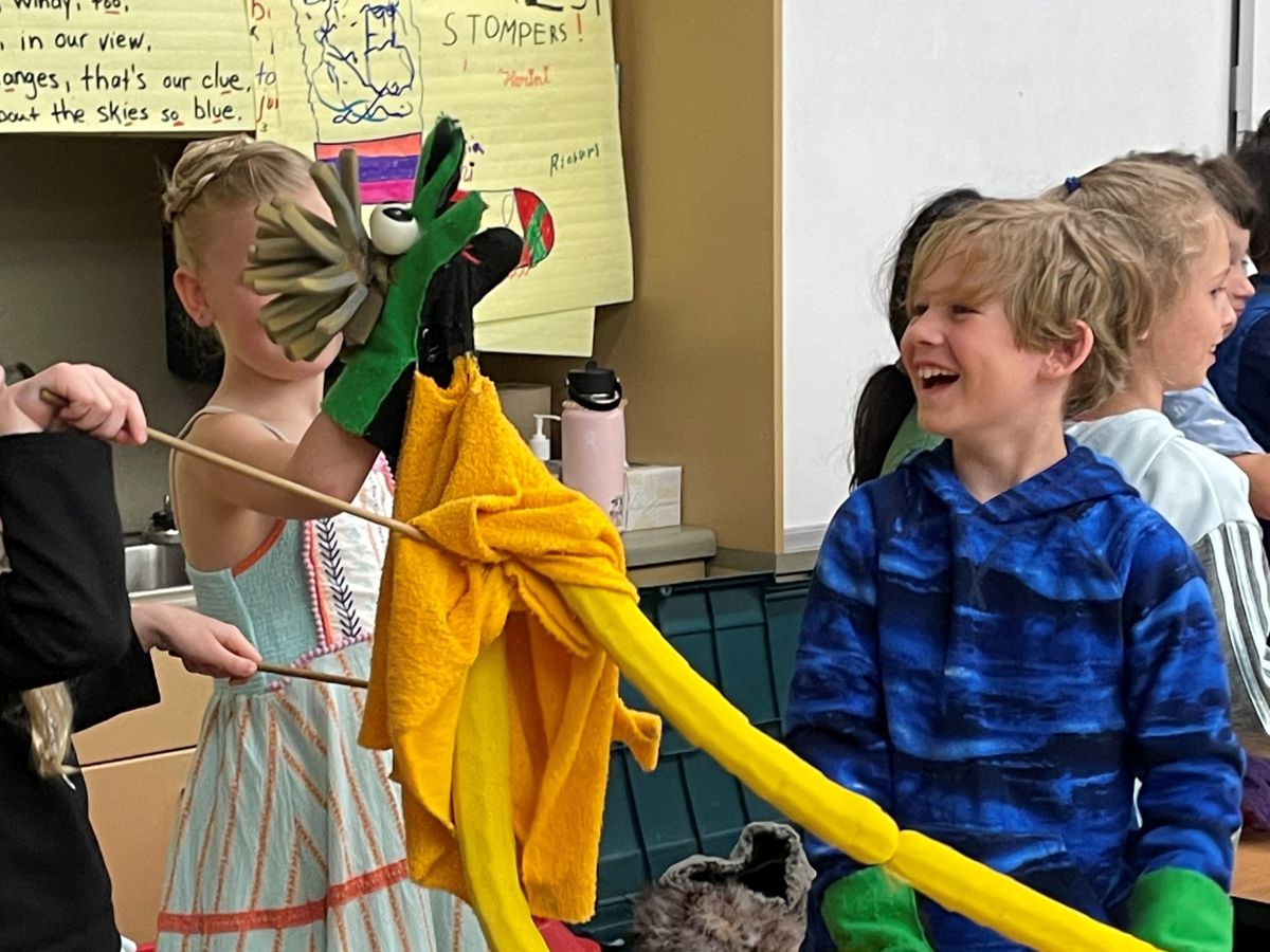 Second Graders Gear Up for June Puppet Shows! | News Article - Sunny ...