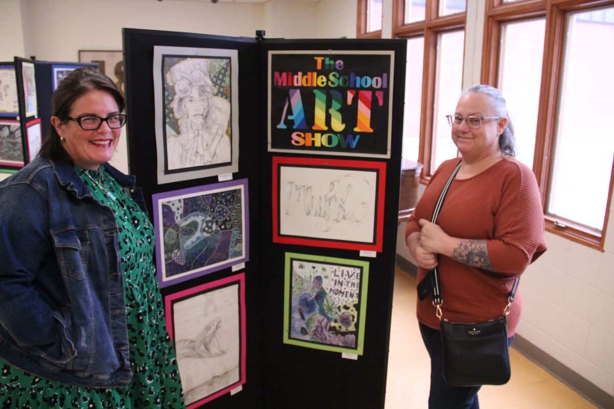 Middle School Students Proudly Present Visual Artwork | News Posts