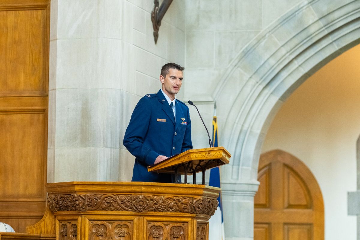 Air Force captain asks Culver students to take time to remember fallen ...