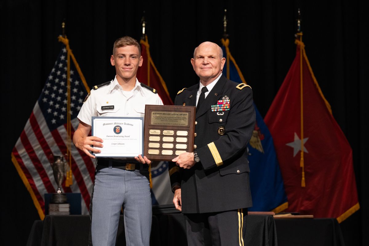 Alumni-Cadet Connection: Cadet Johnston Honored with the 2024 Davison ...