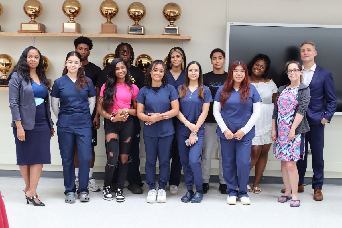 Career and Technical Education nursing assistant students commemorate ...