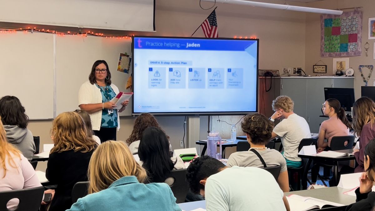 High school students learn to support each other through mental health ...