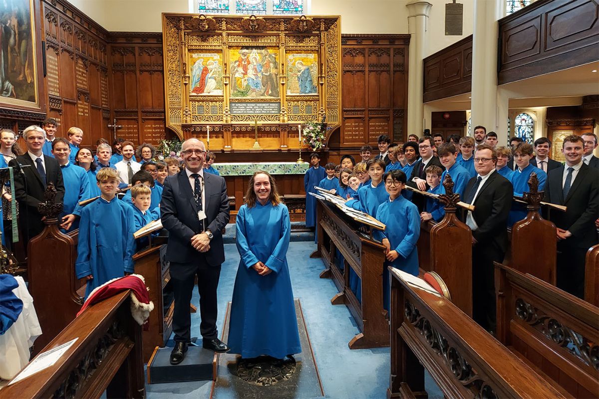 Chapel Choir's final Evensong of the year & Richard Mayo’s last as ...