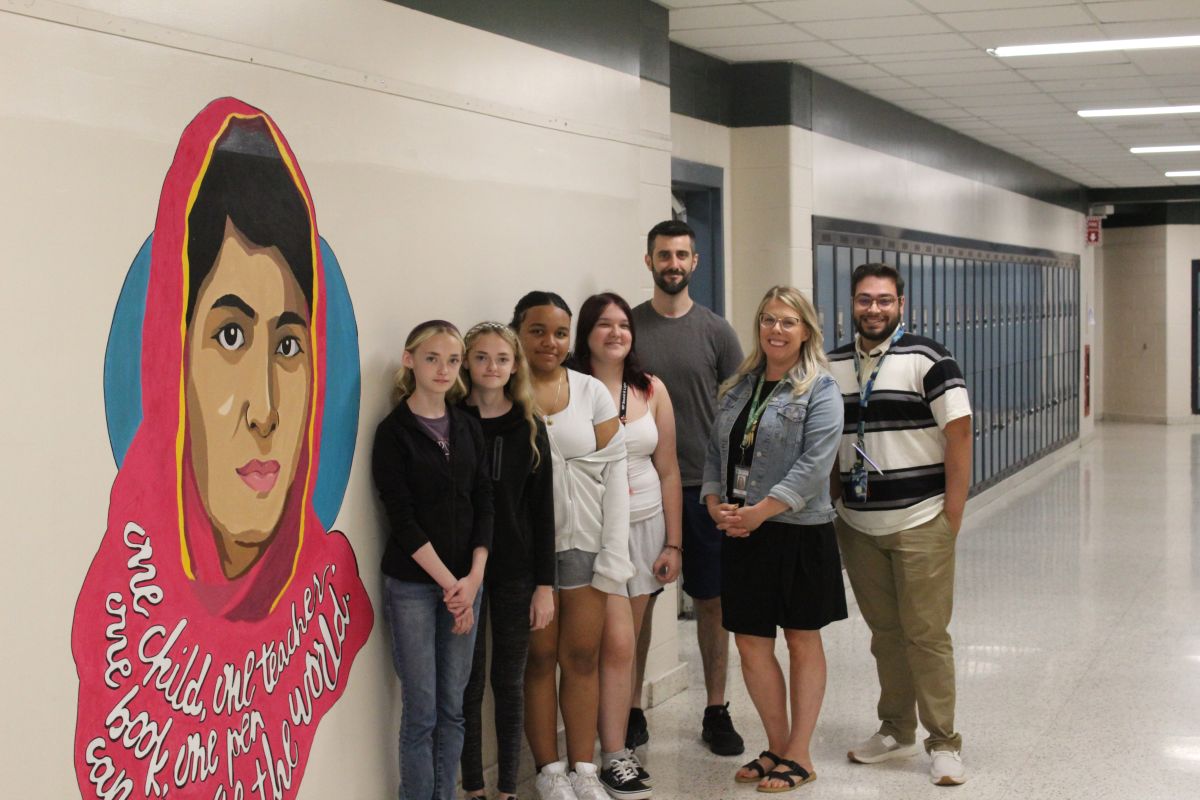 William Paca Middle School Mural Honors Education Activist Malala Yousafzai | News Post