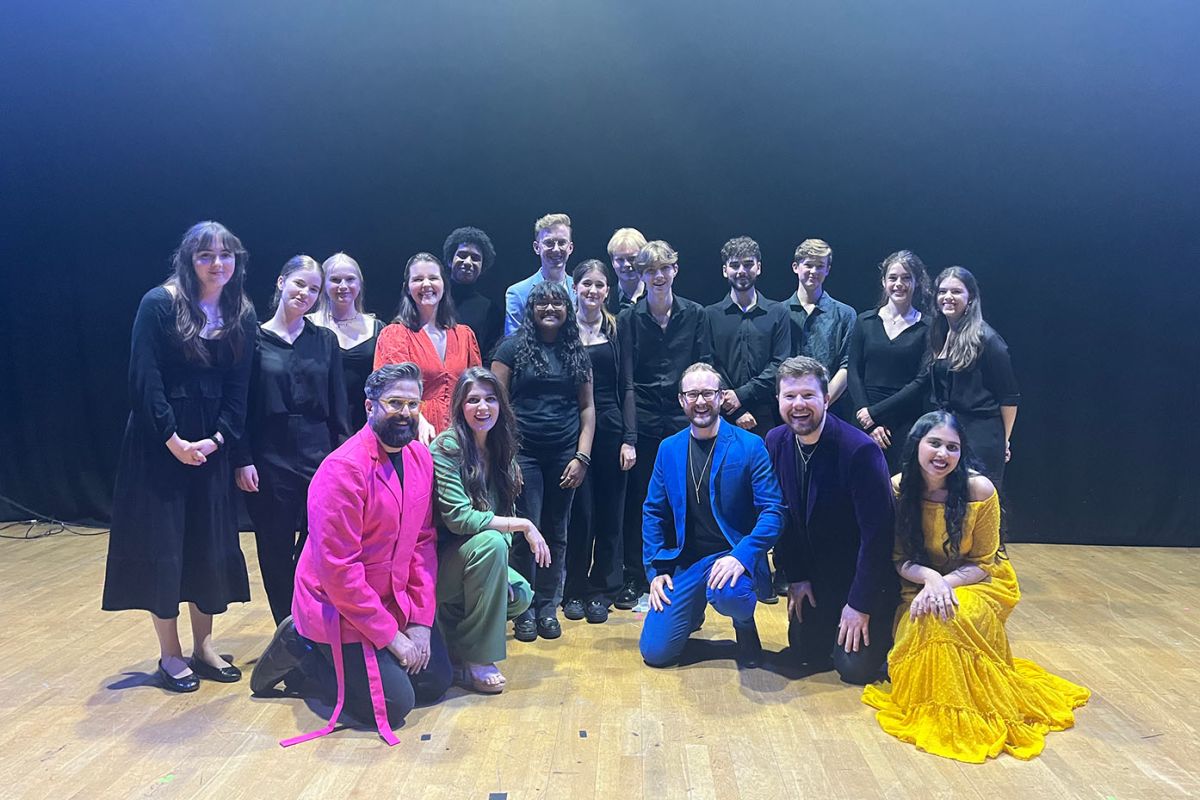 Alleynian Blues enjoys close harmony workshop with the Swingles Singers | Senior School News ...