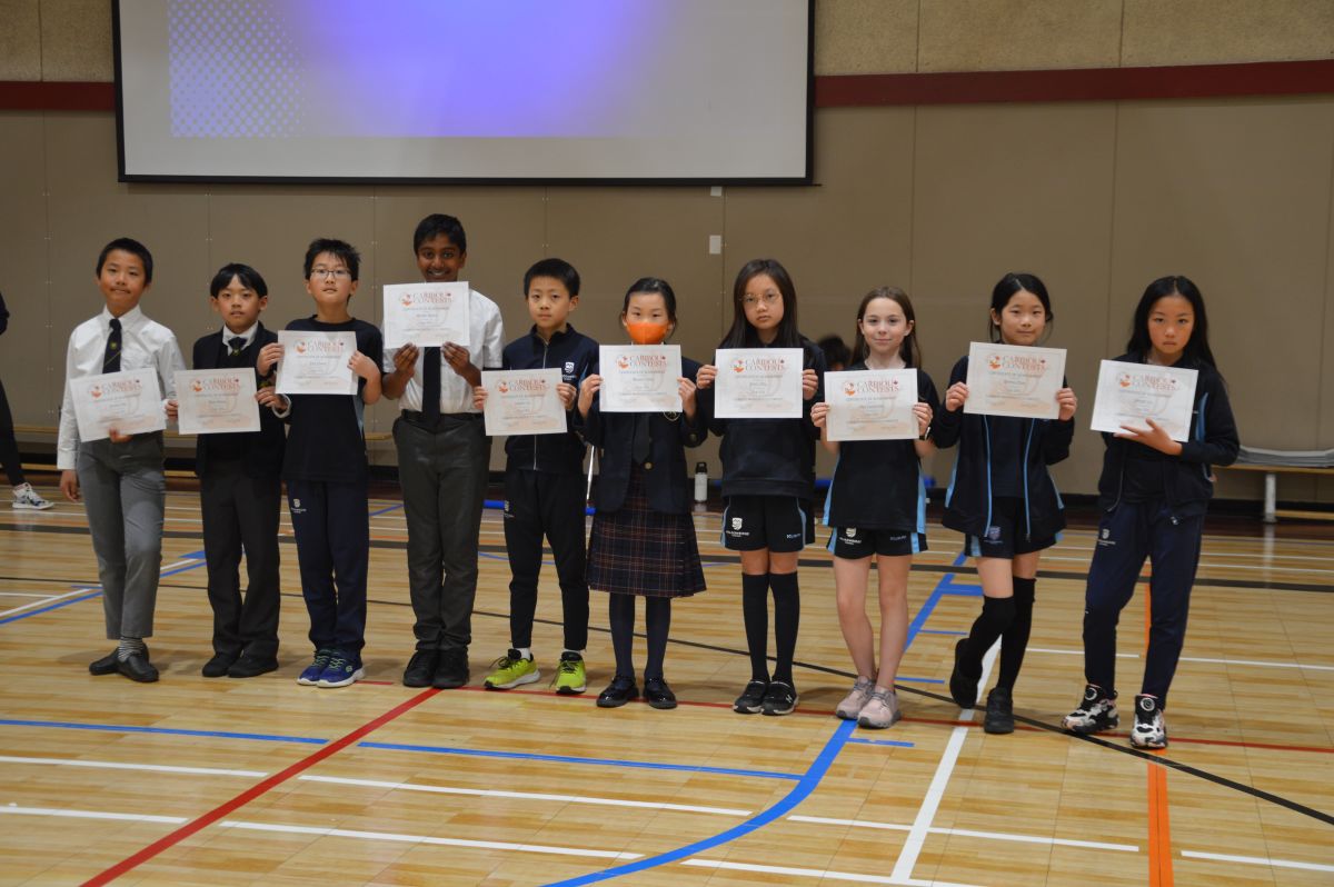 Caribou Math Contest Successes | News Posts - Meadowridge School