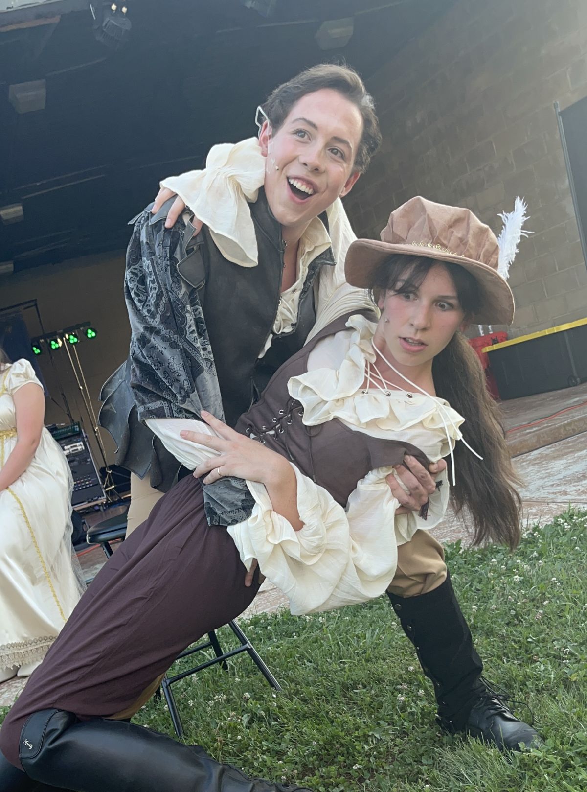 The Webb School Theatre cast of The Bard and the Riverboat performed at ...