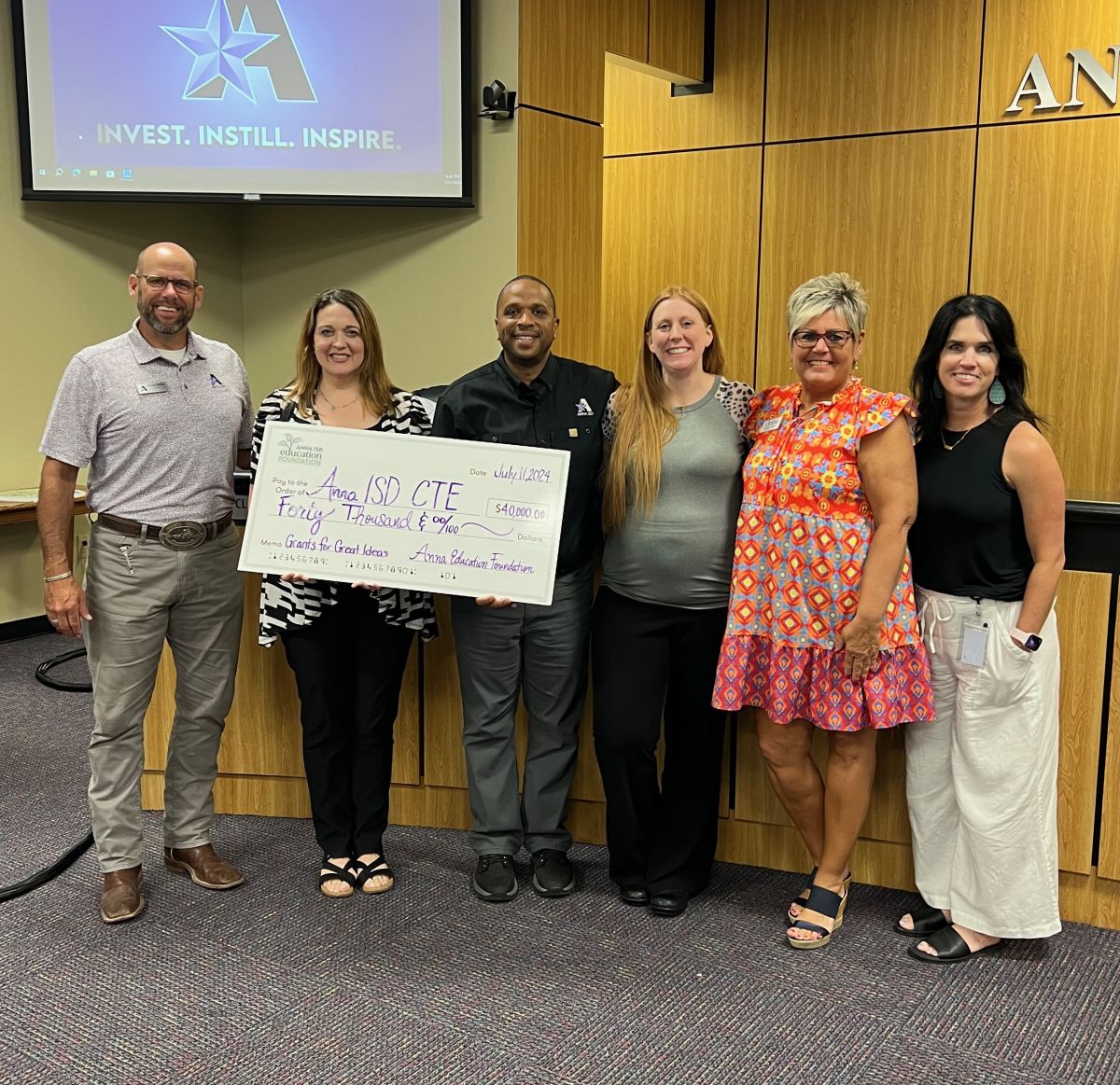 Anna ISD Education Foundation Awards $40,000 Grant to Enhance Career ...
