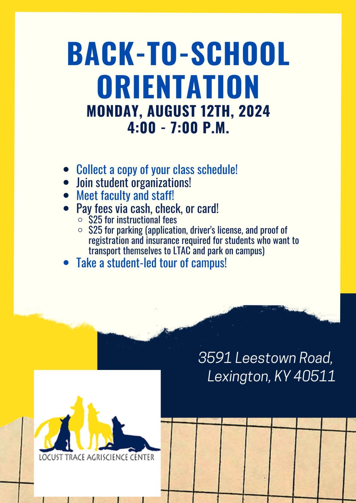 LTAC Back-To-School Orientation | Default post page