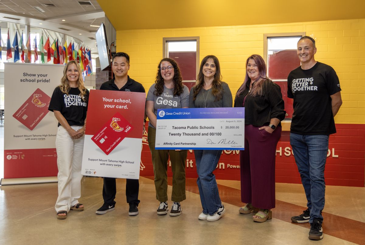 Gesa Credit Union partnership results in $20,000 donation to support Tacoma Public Schools ...