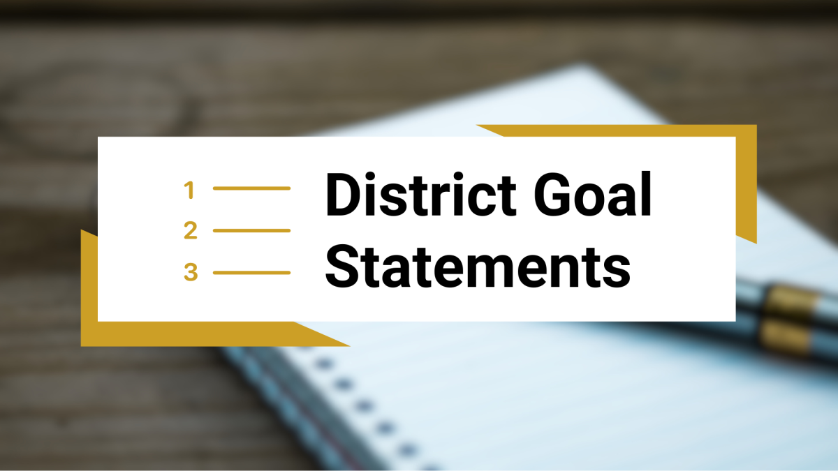 District Goal Statements | News