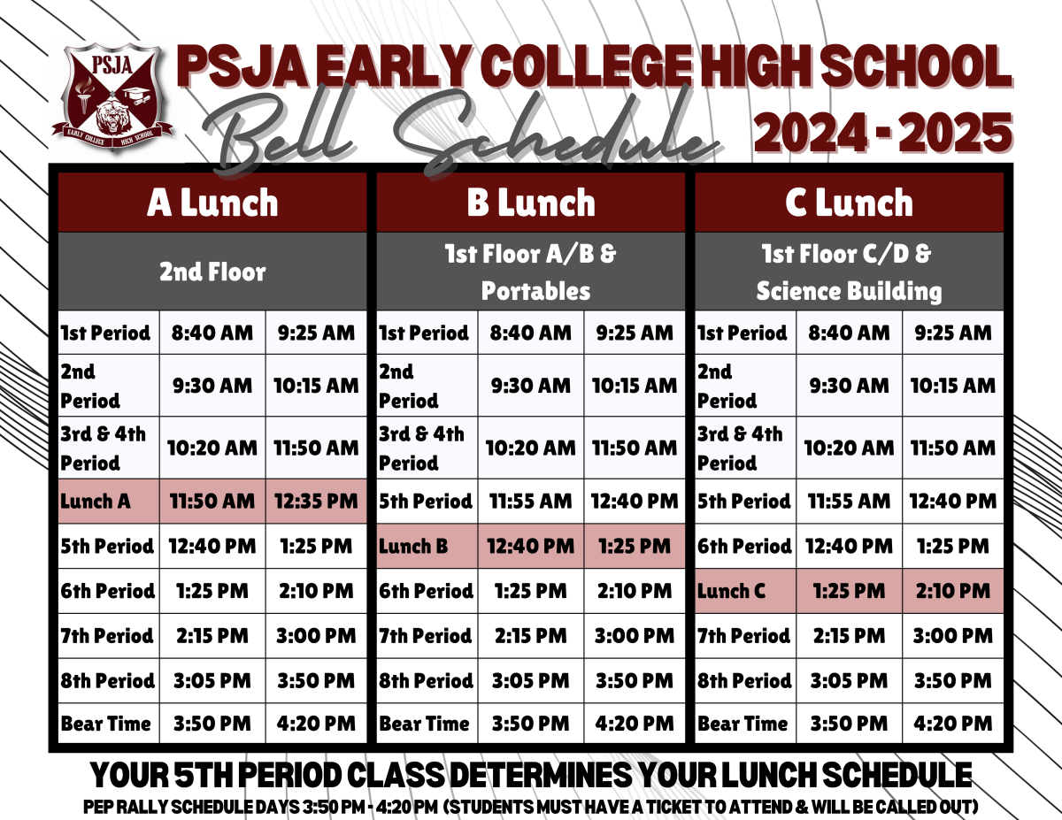 2024-2025 Bell Schedule | District News Details