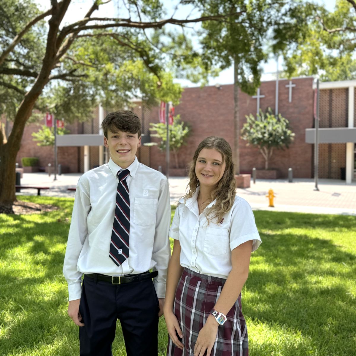 September Students of the Month: Bridget Lawrence and Will Johnson ...