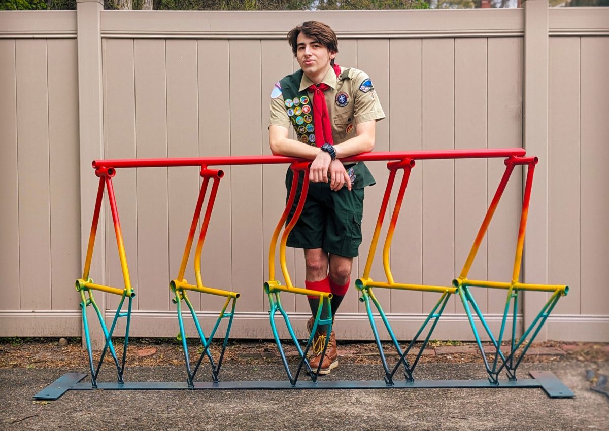 North Hills senior Alex Bowers earns rank of Eagle Scout with bicycle ...