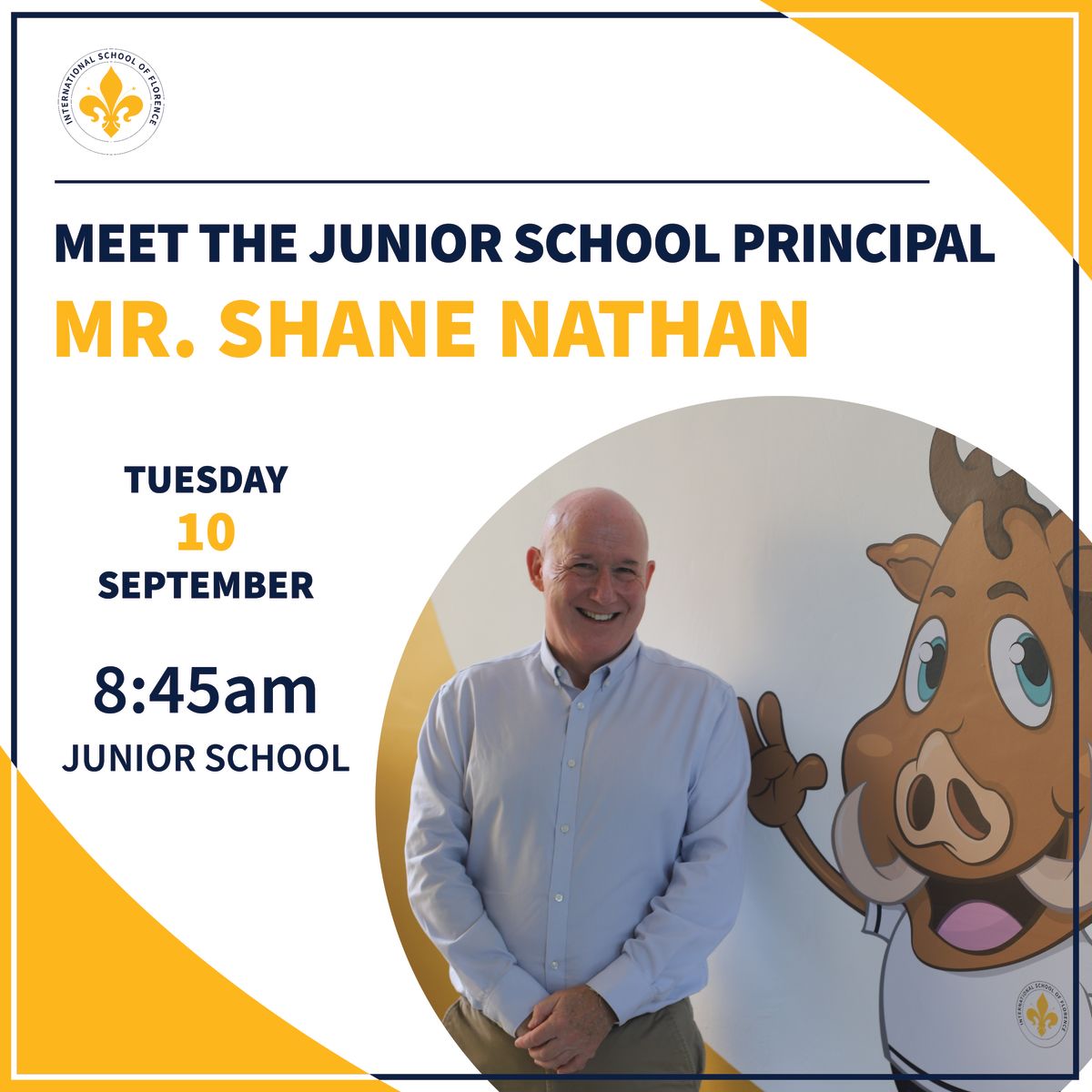 Principal of the Junior School- Mr. Shane Nathan | News Details