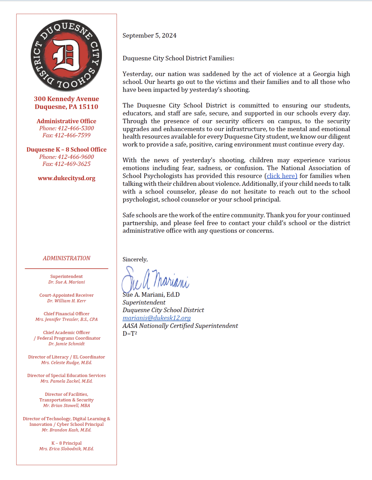 A statement on the tragedy in Georgia | News Details