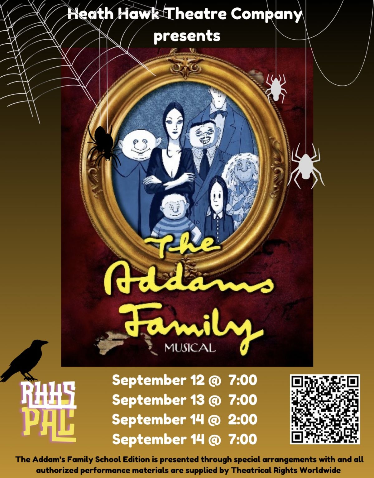 Heath Hawk Theatre Company Presents: The Addams Family Musical | Post ...
