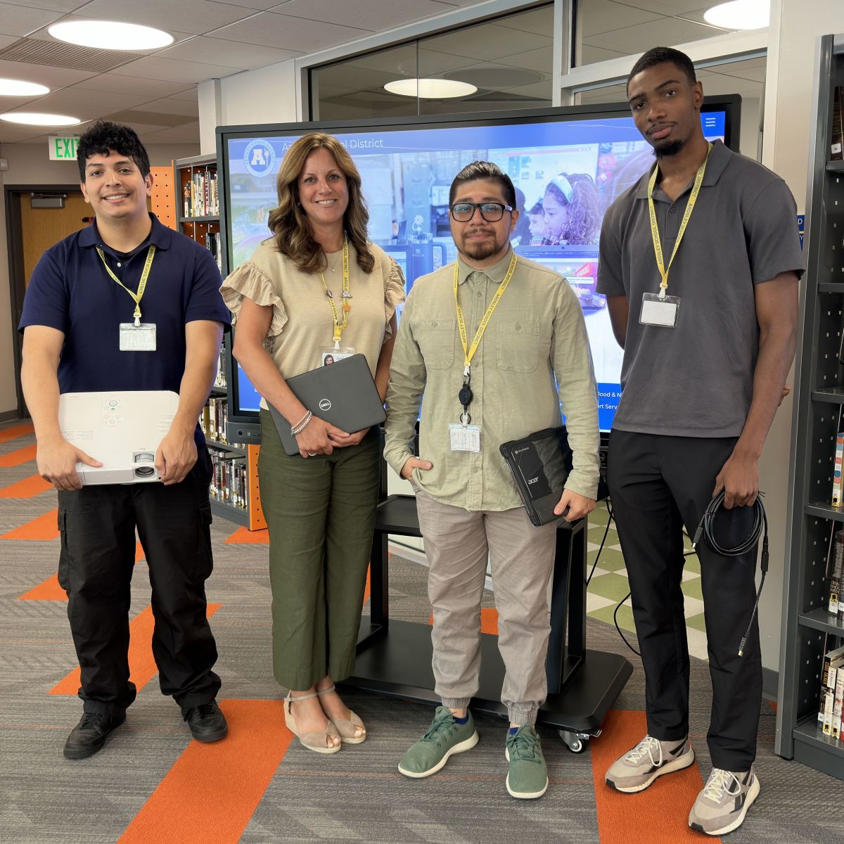 Technology Team Completes Key District-Wide Projects | Article