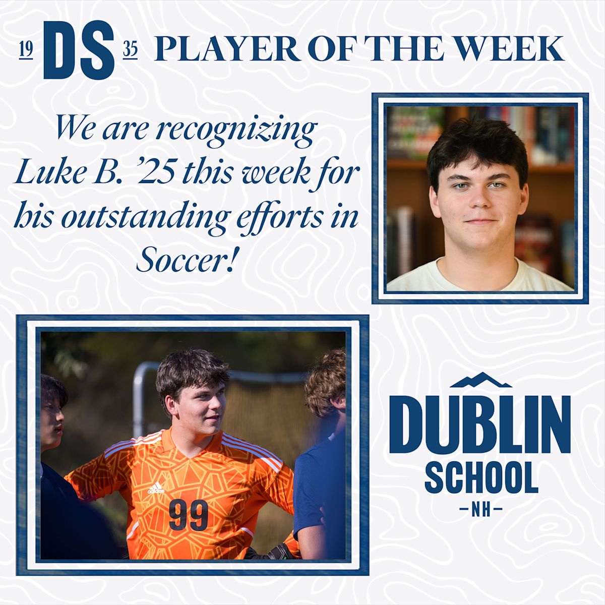 Athlete of the Week: Luke B. '25 | Post Details