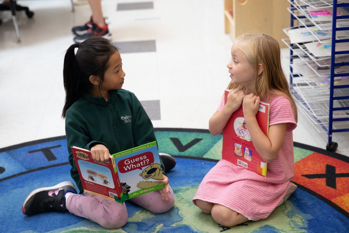 Third Grade and Kindergarten Buddies Enjoy Storytime | News Details