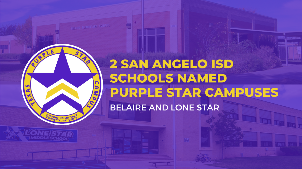 Two San Angelo ISD Campuses Receive Purple Star Designation in ...