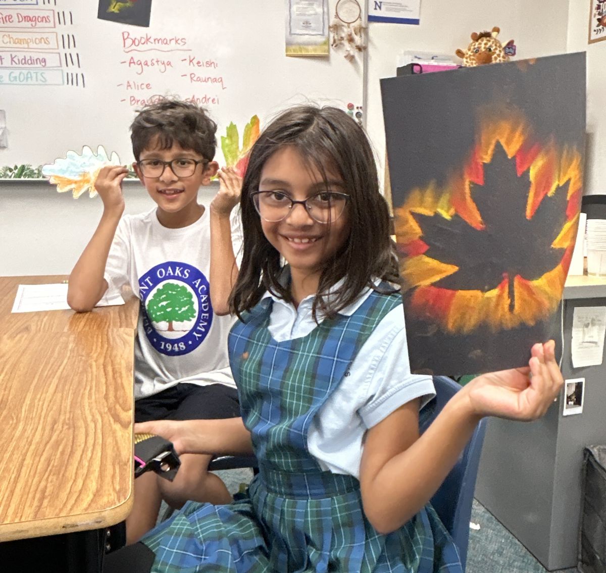 Chalk-Full of Fun: 3rd Graders Paint a Picture of Fall | Default Post Page