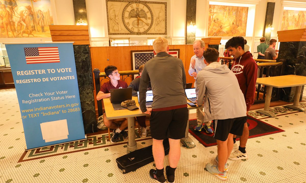 Culver Academies students help register classmates, faculty, staff to ...