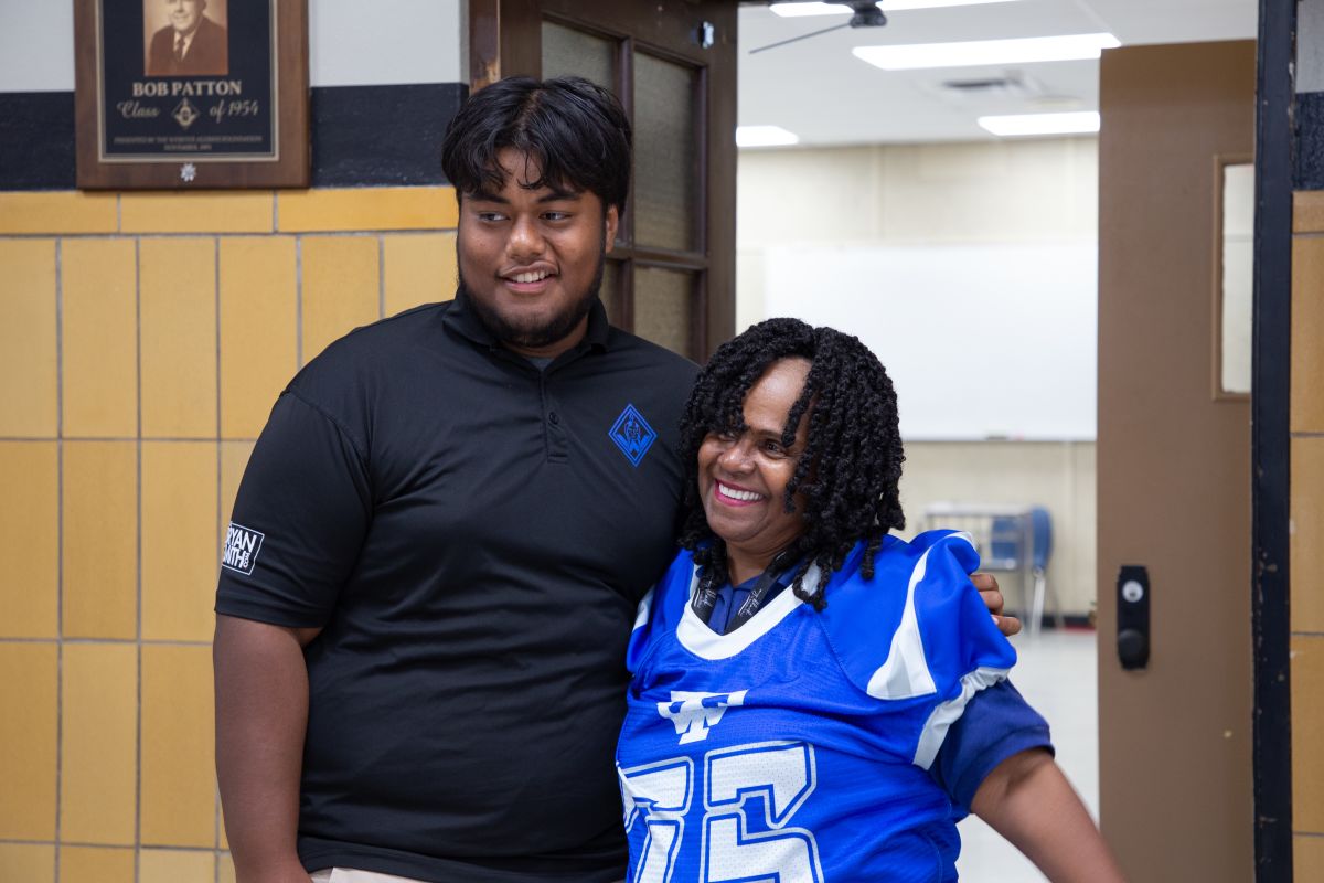 State Farm Donation to Football Team at Webster High School | News Item ...