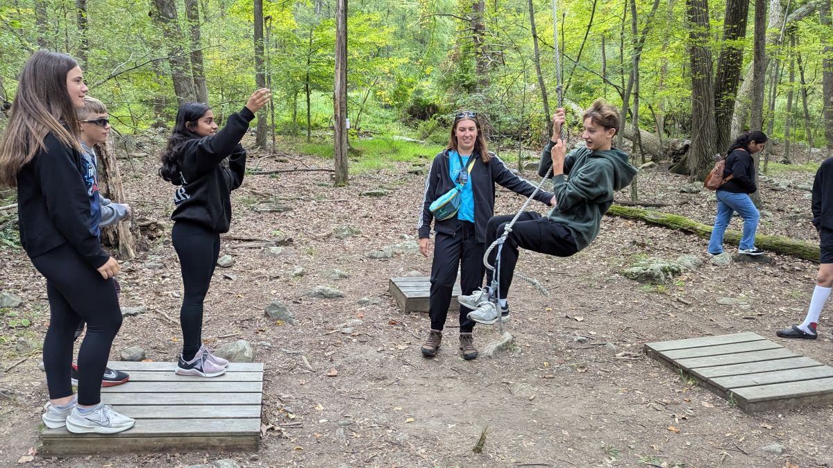 Eighth Graders Participate in Team-Building Activities on Field Trip ...