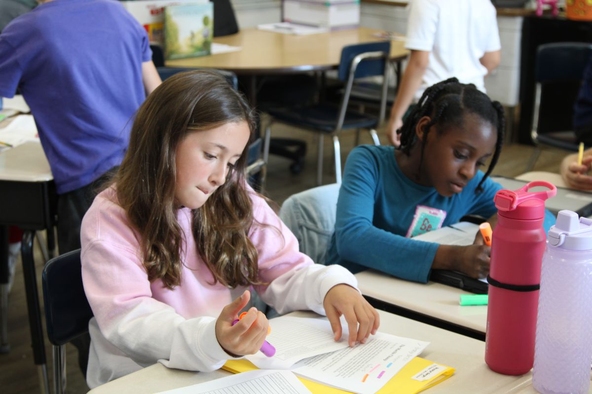 Fifth grade focuses on character development in reading unit | News Story