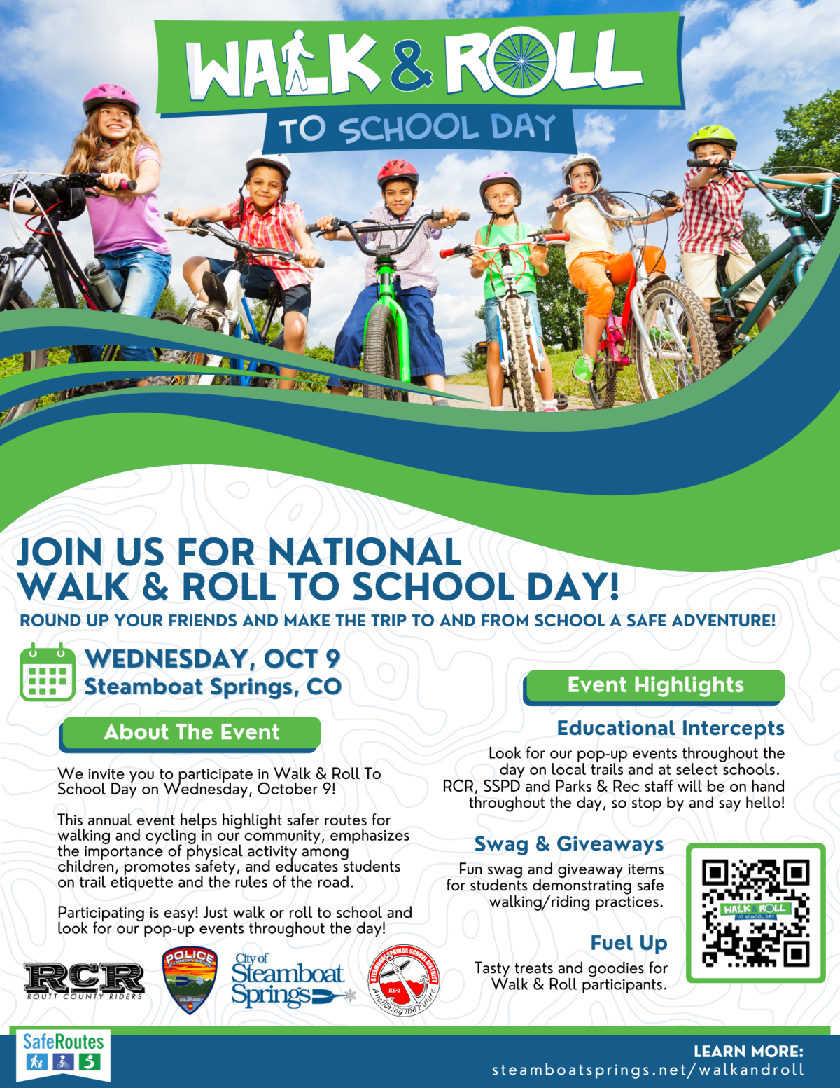 Peddle Power Showcased During Walk & Roll To School Day | Details