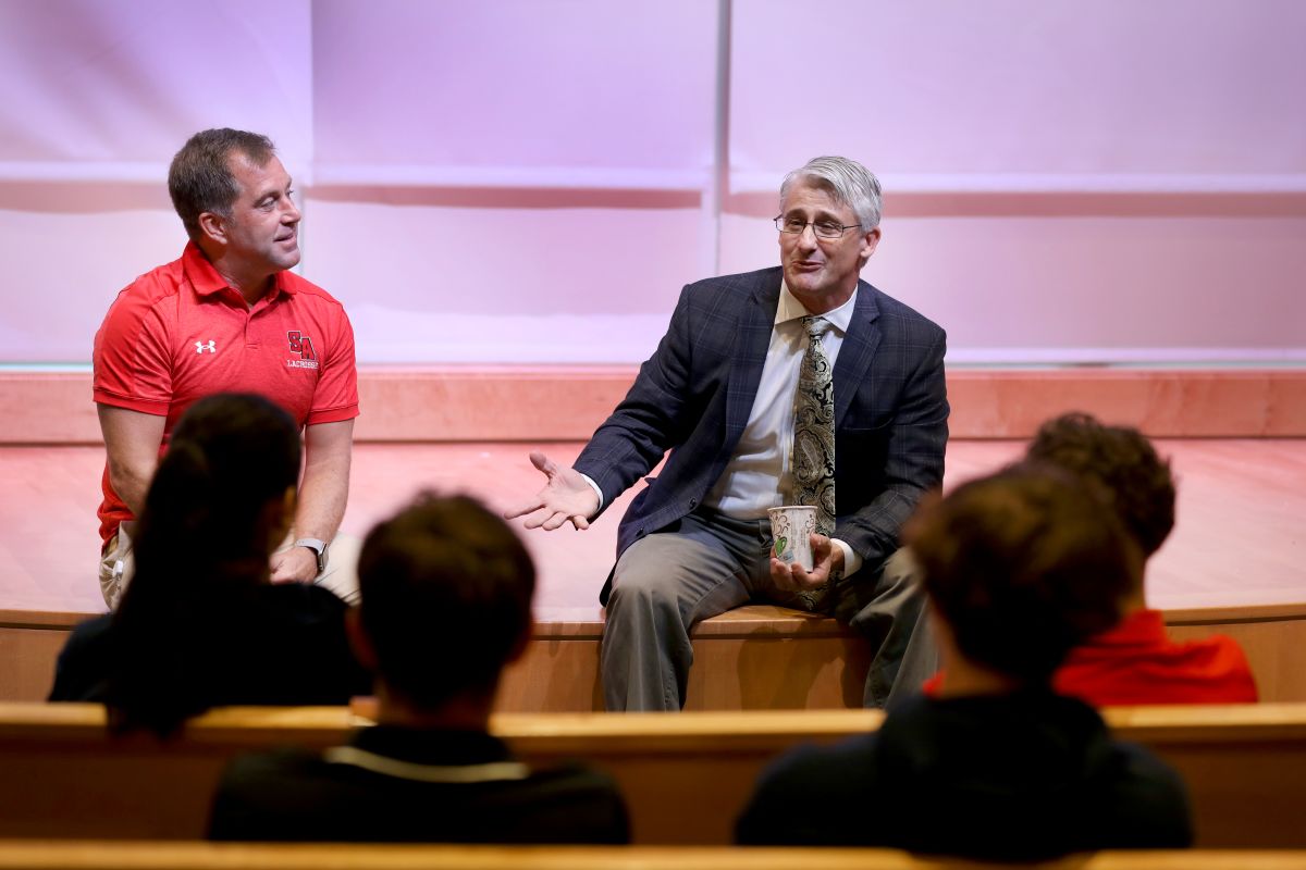 Marc Caputo Speaks to Upper School Students at SA | Scots in Action story