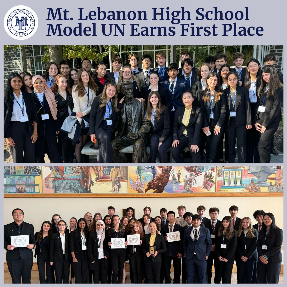 Diplomacy Done Right! MTLSD Model UN Team Earns First Place | Details