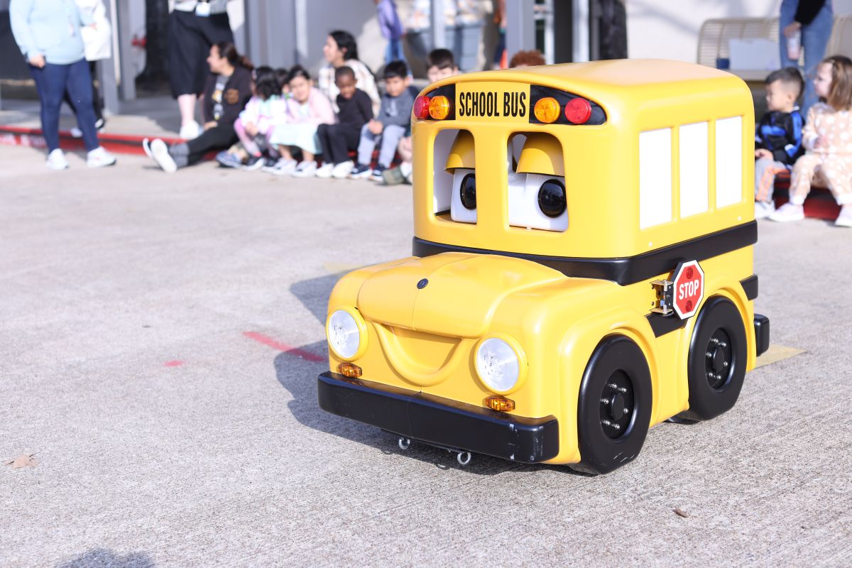 SBISD Transportation Department Mascot, Buster, Promotes Bus Safety ...